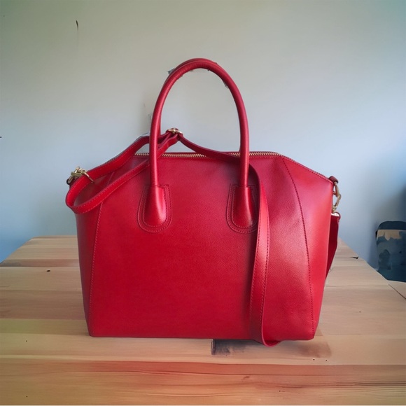 Luana Ferracuti | Bags | Red Satchel Bag By Luana Ferracuti | Poshmark